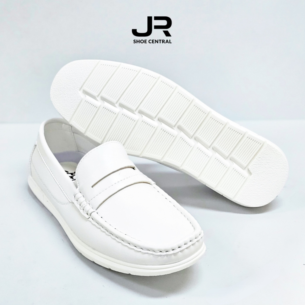 Prince White Leather Loafers Nursing Shoes for Men High Quality ...