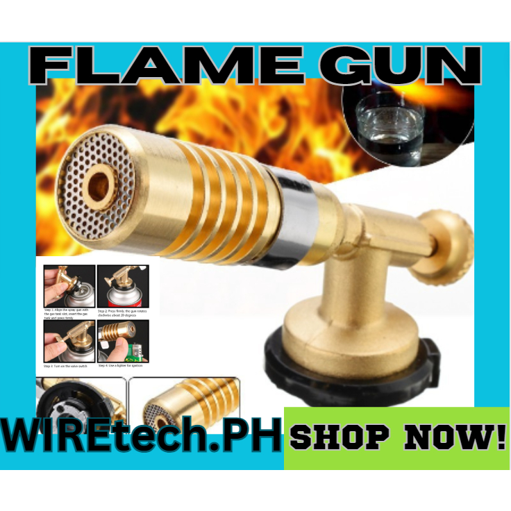 flame gun Gas torch Welding Nozzle Heat Flame Gun Bronze Brazing Blow ...
