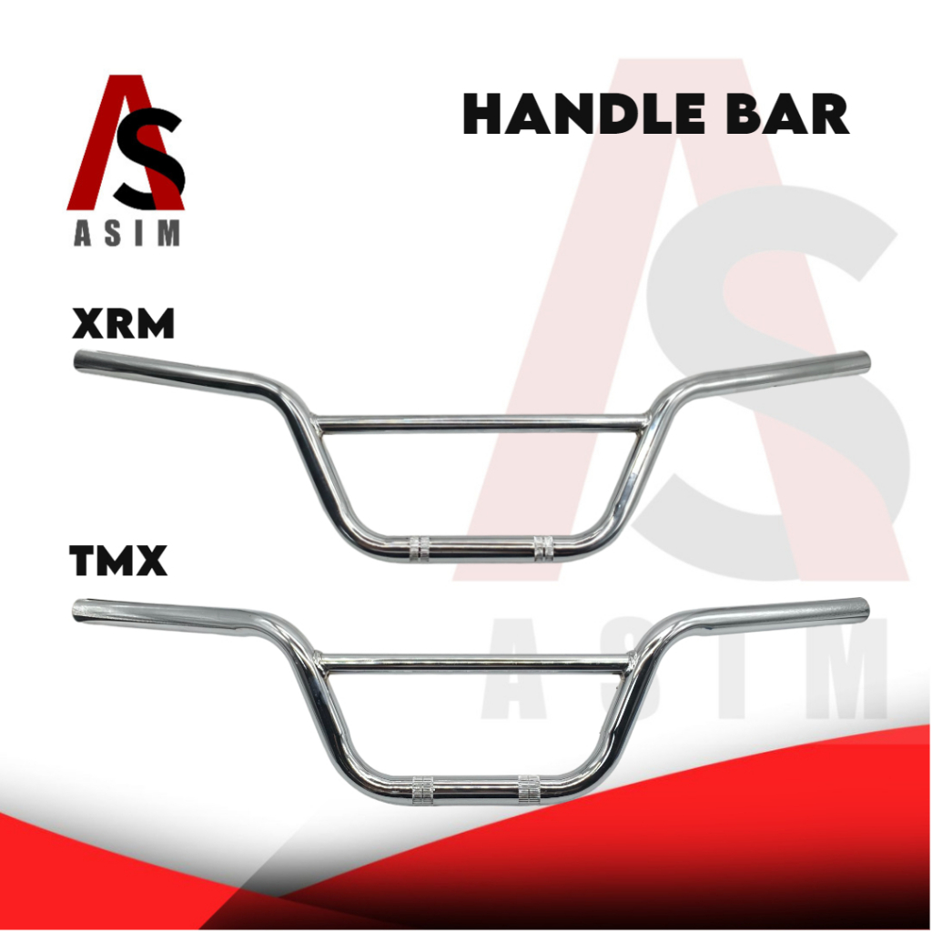 ASIM MOTORCYCLE TMX/XRM HANDLE BAR BLACK /SILVER | Shopee Philippines