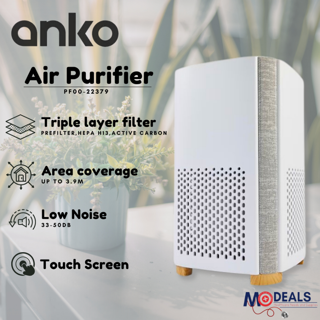 Anko 9W Small Air Purifier Anti Bacterial Hepa Carbon Filter Air ...