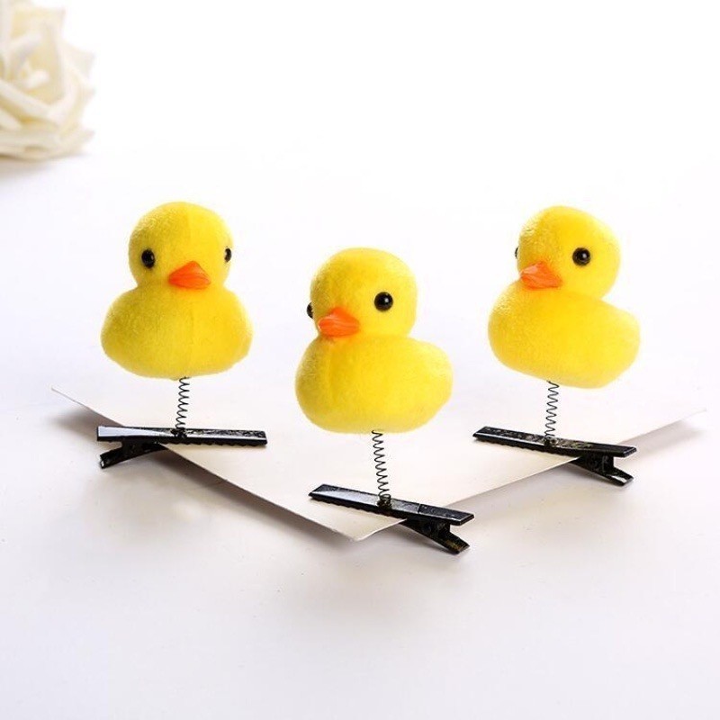 1pc/Lovely Little Yellow Duck Hairpin for Children Gift Funny Festival ...
