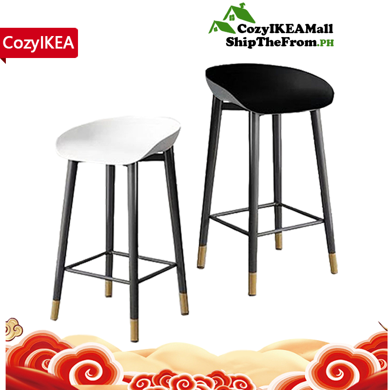 CozyIKEA Bar Chair High Bar Stool Nordi Chair Modern Cafe Chair Home ...
