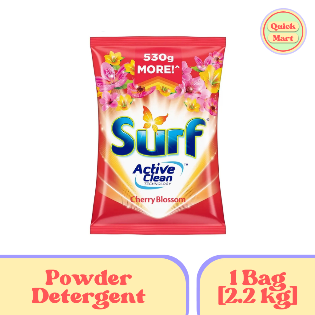 Surf Cherry Blossom Powder Detergent 2.2kg (1 Bag) | Shopee Philippines