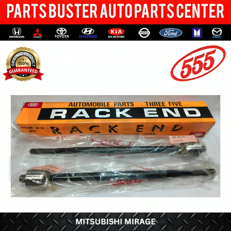 555 Rack End 2 pcs for Mitsubishi Mirage G4 / Hatchback (SR-B170 ...