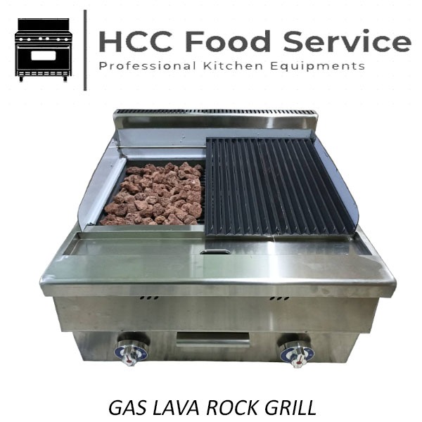 Gas Lava Rock Grill 4 Burner 2 Switch Cast Iron Grills Heavy Duty ...