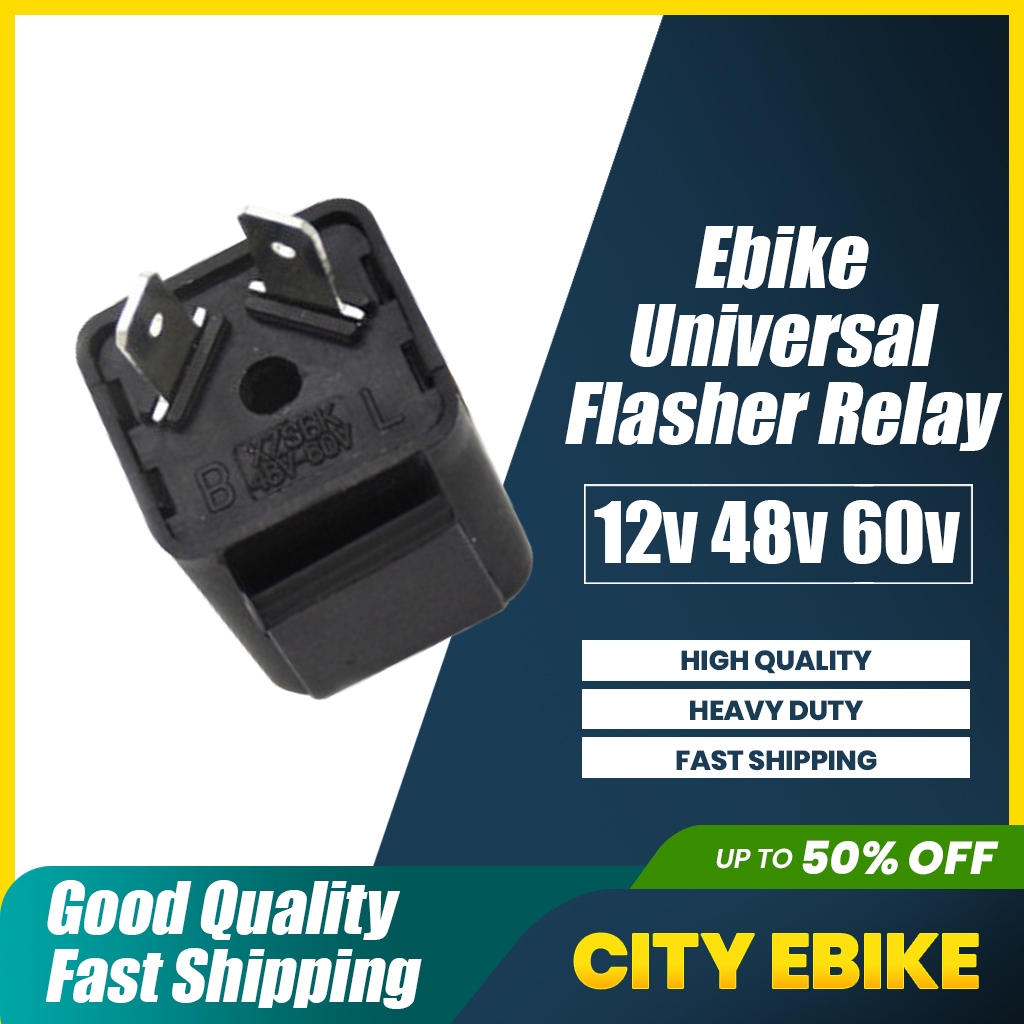Ebike Flasher 12v Flasher 48-60v The buzzer flasher Relay Universal ...