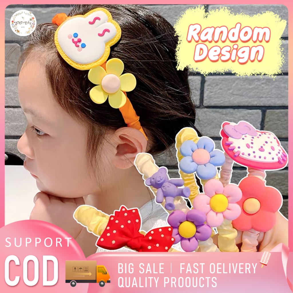 CICI Kids Girls Cute Flower Bow Cartoon Hairband Lovely Hair Decorate ...