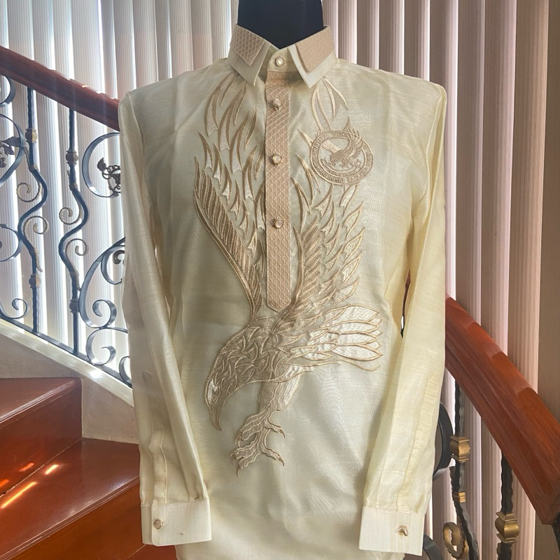 BARONG TAGALOG EAGLE DESIGN/ AGUILA BARONG WITH or WITHOUT AGLE'S CLUB ...