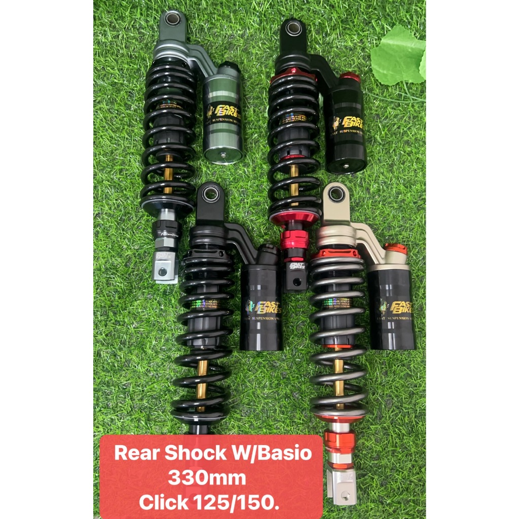 {Fast Bikes} Rear Shock W/Baso 330mm - Click125/150 | Shopee Philippines