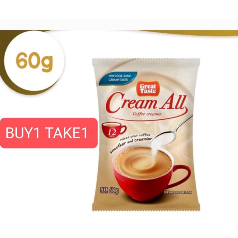 Great Taste Coffee Creamer( Buy1 Take1)60g. | Shopee Philippines