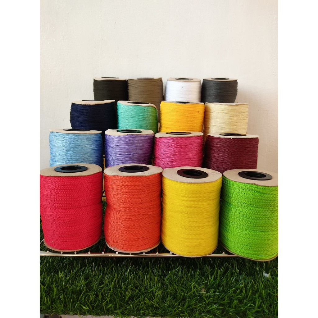 Nylon Cord/string for bags 36yrds per Roll Colored | Shopee Philippines