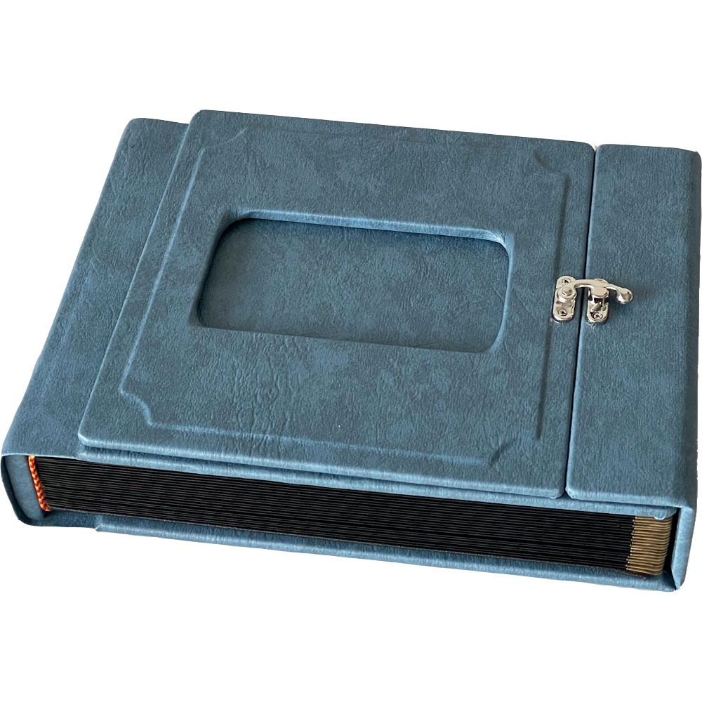 8R Landscape Photobook Photo Album With Lock Closure, 5.5x3.5 Window No ...
