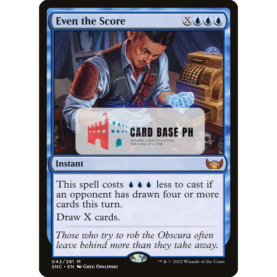 Even the Score - Magic the Gathering Trading Card | Shopee Philippines