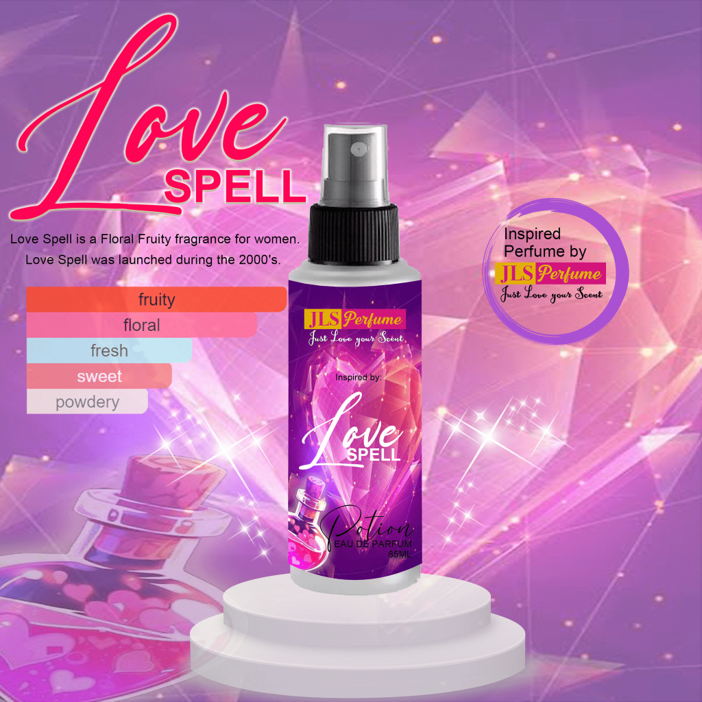 LOVE SPELL POTION Women's Inspired Perfume 25% Oil Based Long Lasting ...
