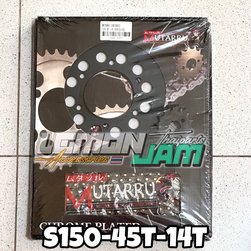 MUTARRU CHAIN SET ( BLACK SERIES ) SNIPER 155 / SNIPER 150 14-42 / 14 ...