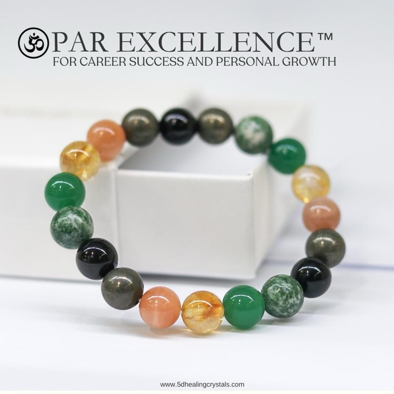 5D PAR Excellence Crystal Bracelet for Career Success & Personal Growth ...