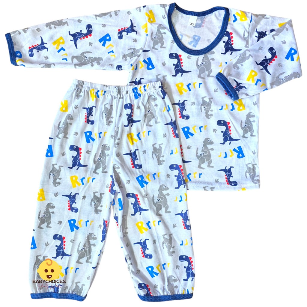 Terno Longsleeve & Pajama Set For Boy Sleepwear Pure Cotton Printed 0 ...