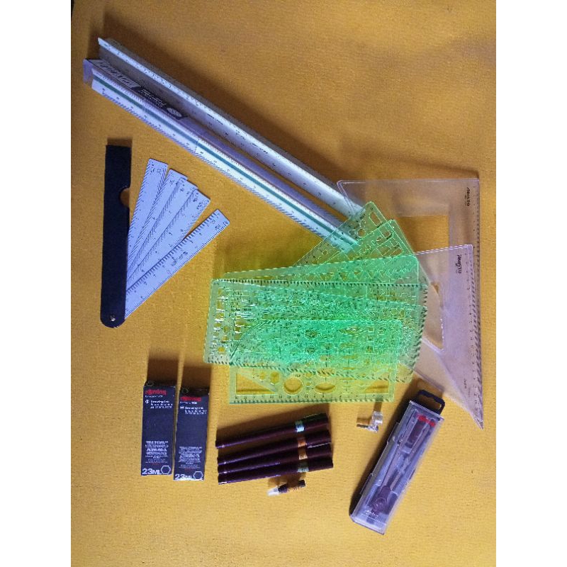 ROTRING SECONDHAND ENGINEERING DRAWING MATERIALS (ROTRING TECHNICAL PEN ...