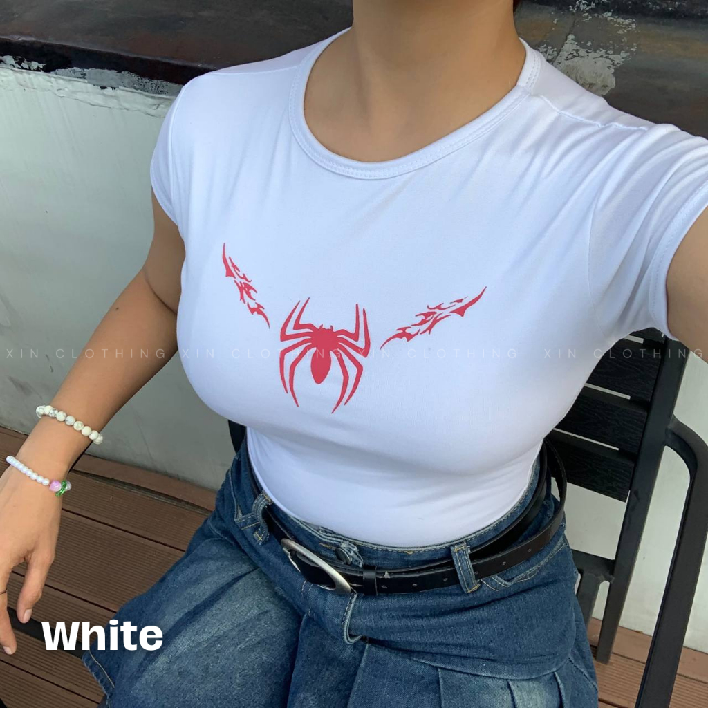 XIN | SPIDER BASIC FULL LENGTH BODY HUGGING DOUBLE LINING TOP | Shopee ...