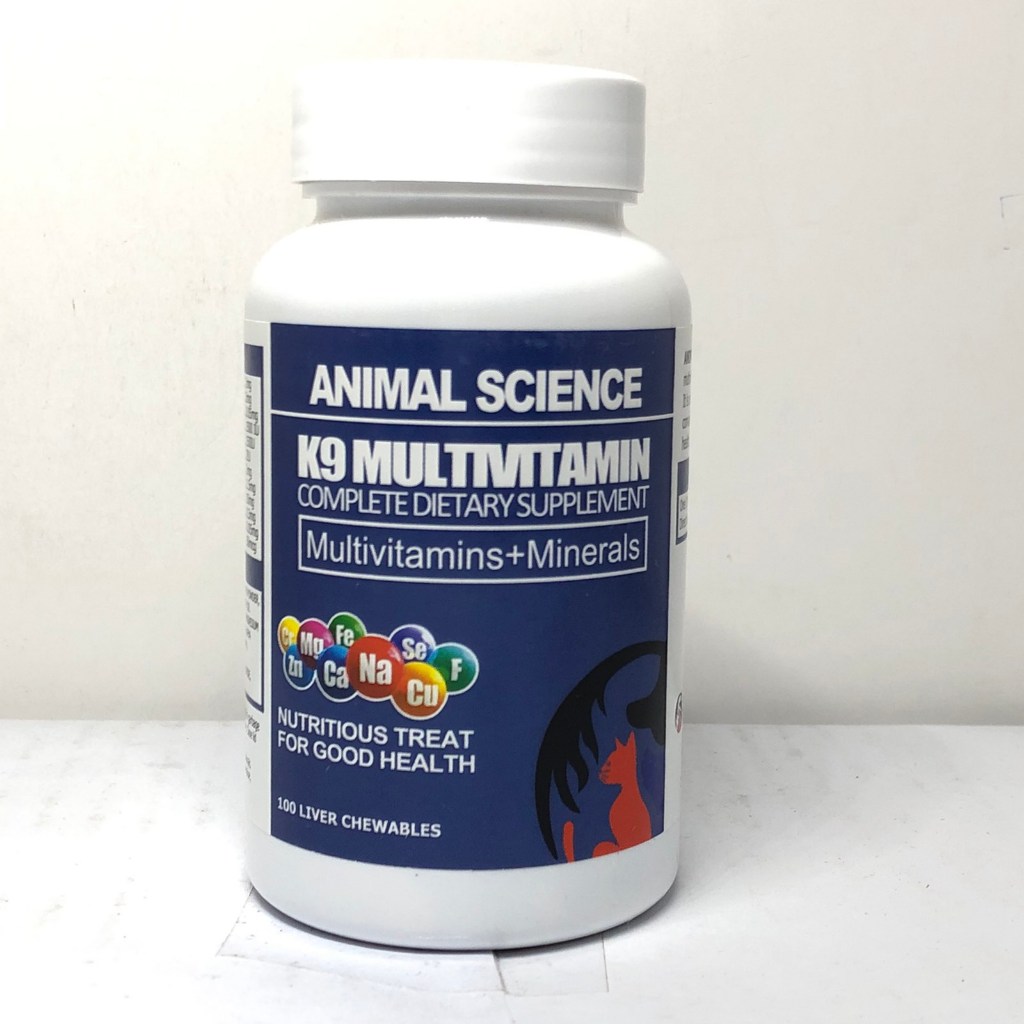 Animal Science K9 MULTIVITAMIN 75 + 25pcs or ADVANCE 60pcs for DOGS ...