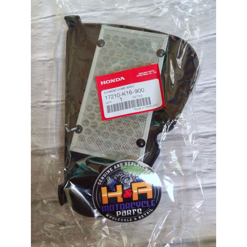 Genuine Honda Air Filter Beat FI v1v2/ZoomerX(made in Thailand ...