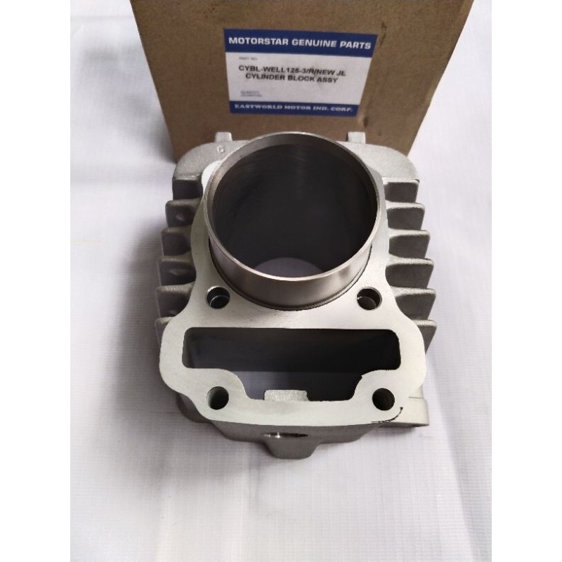 WELL125-3/R/NEW JIALING CYLINDER BLOCK ONLY STD MOTORSTAR | Shopee ...