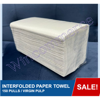 3 FOR 99 Interfolded Paper Towel 150 pulls VIRGIN PULP [Paper Towel ...