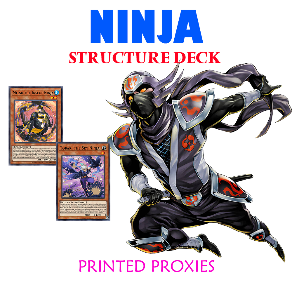 Yugioh Structure Deck: NINJA (Proxy Only) | Shopee Philippines