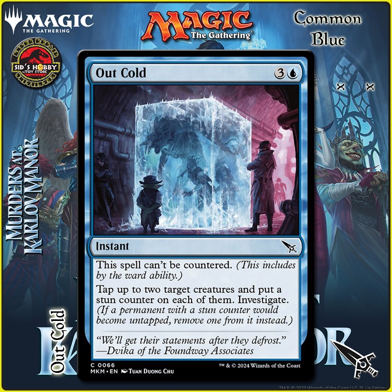 Out Cold x x Murders at Karlov Manor Blue Common MKM MTG | Shopee ...