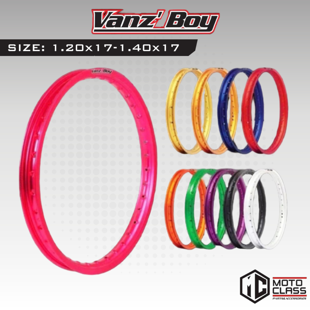 VANZ BOY RIM E-Type 1.2 1.4 MADE IN THAILAND (PAIR) | Shopee Philippines