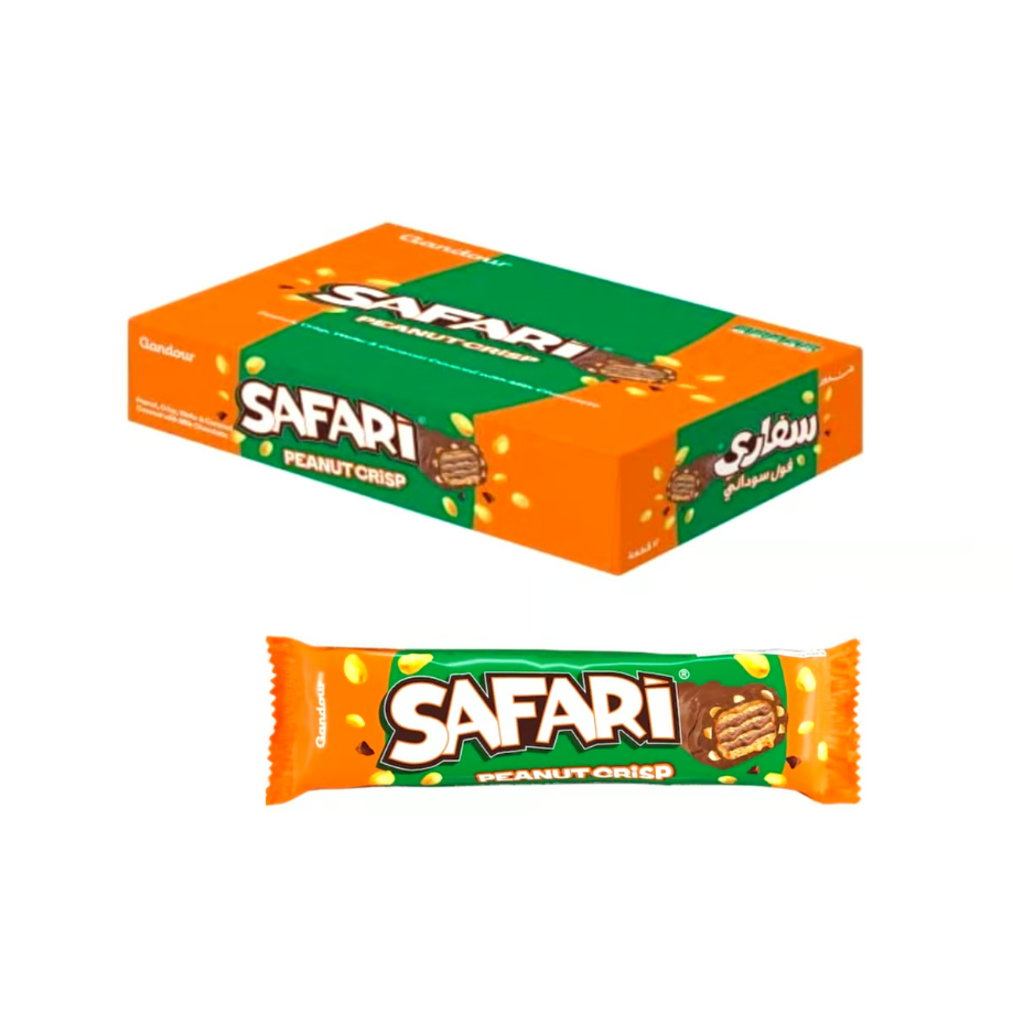 Gandour Safari Peanuts Crisp Chocolate 32g, per piece (BB04232024 ...