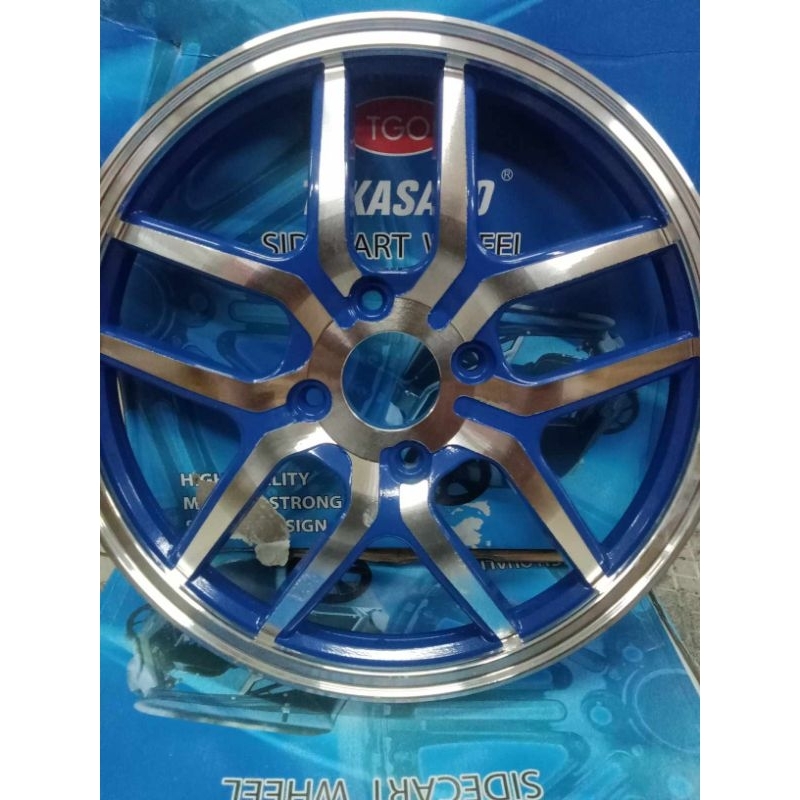 Sidewheel Mags takasago Ninja Blue with hub and bearing | Shopee ...