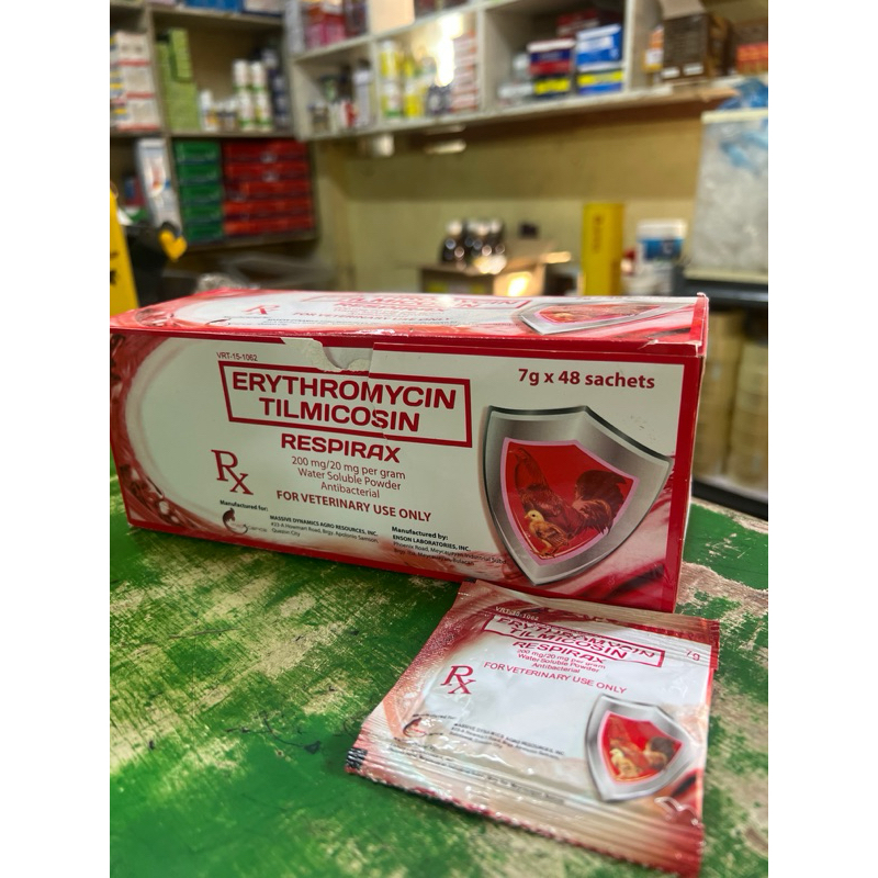 RESPIRAX Soluble Powder antibacterial Sold 7gm sachet | Shopee Philippines