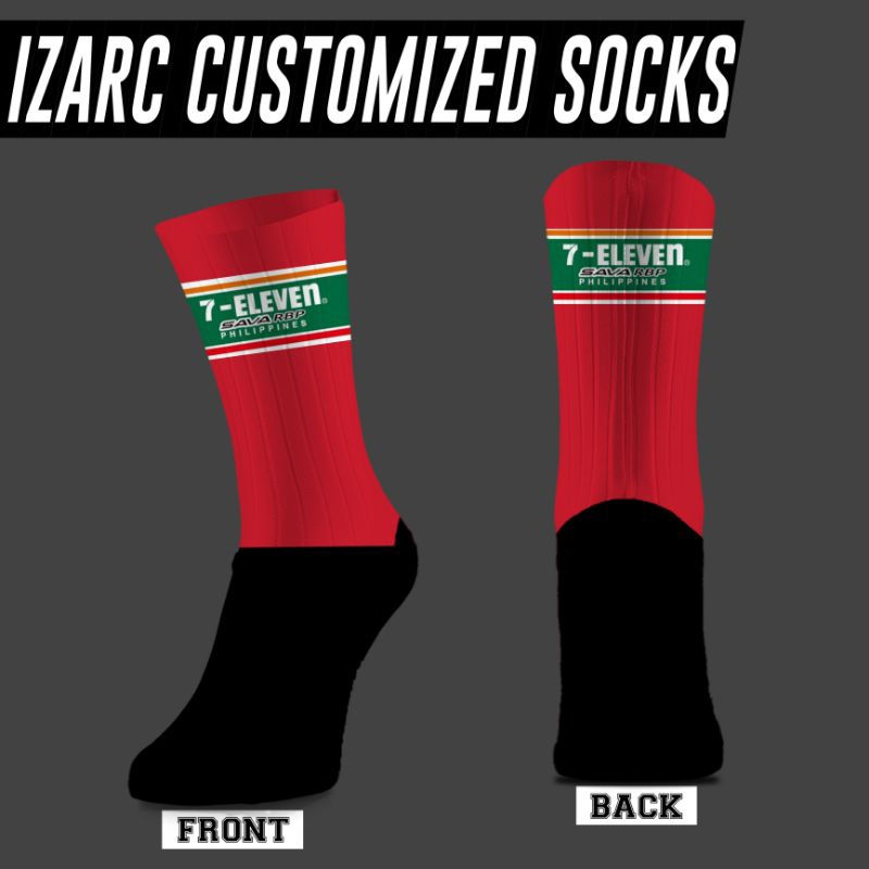 Philippine Navy,go for gold, 7- eleven cycling socks | Shopee Philippines