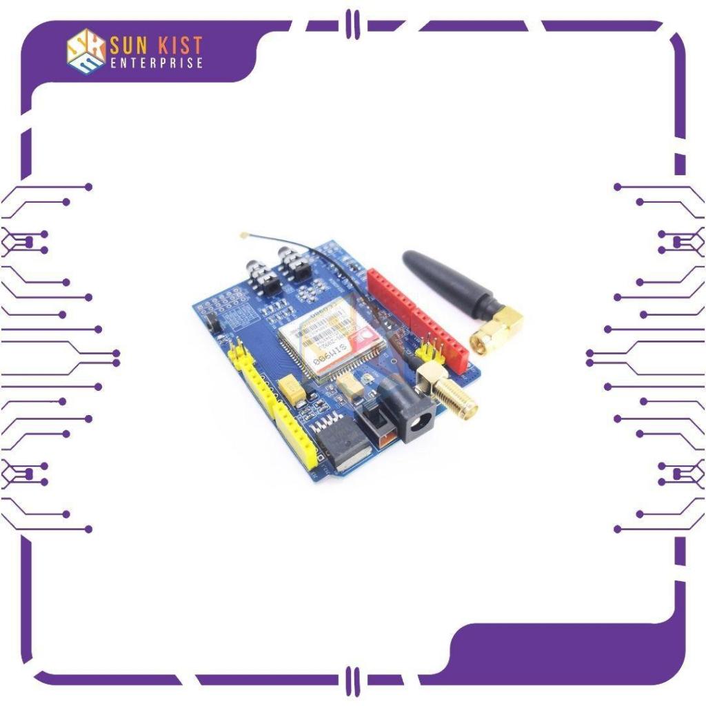 SIM900 GPRS/GSM Shield Development Board Quad-Band Module for Arduino ...