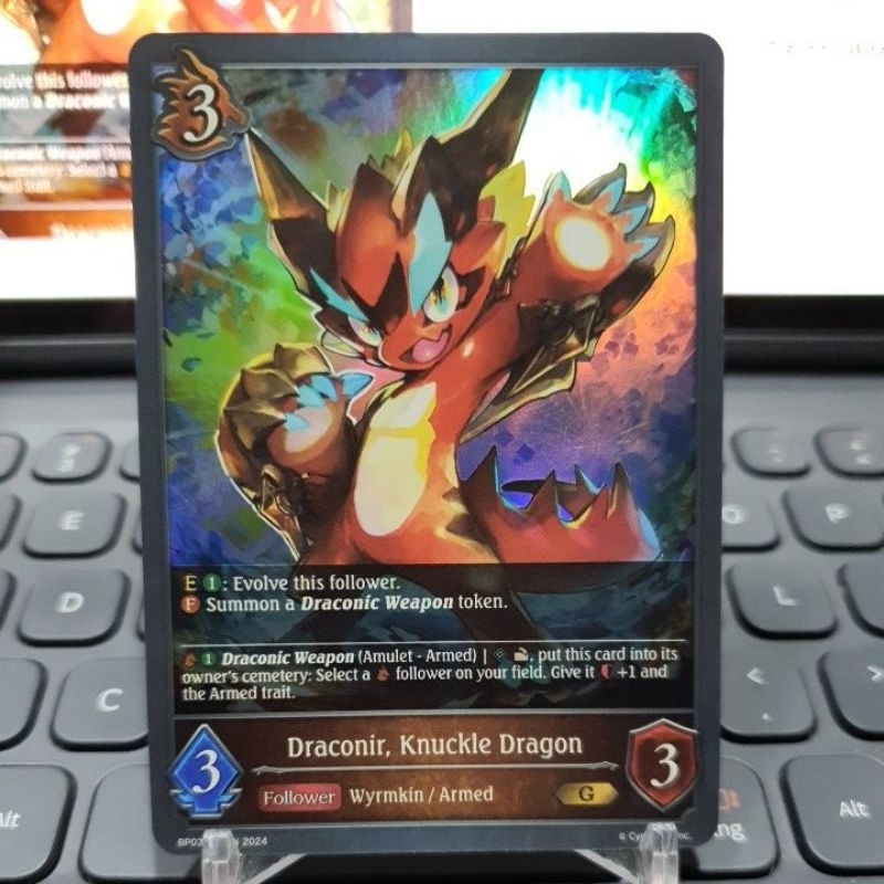 DRACONIR, KNUCKLE DRAGON G BPO3 SHADOWVERSE EVOLVE TCG ENGLISH | Shopee ...