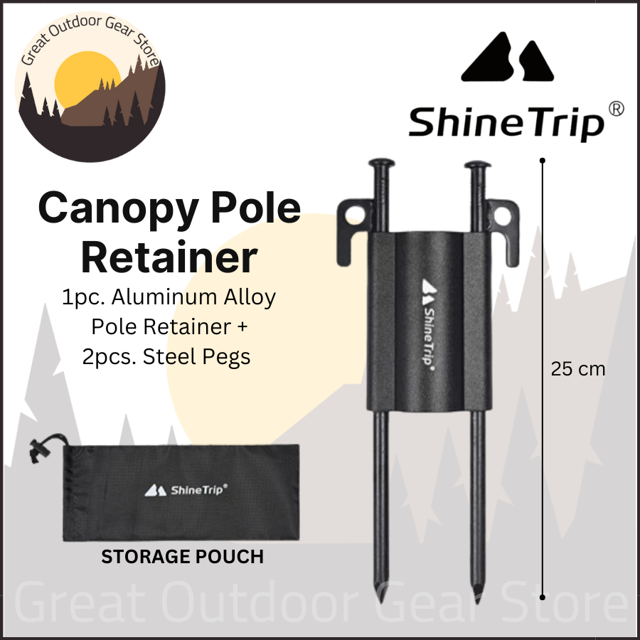 ShineTrip Awning Rod Pole Retainer Outdoor Camping Canopy Rod Aluminum ...