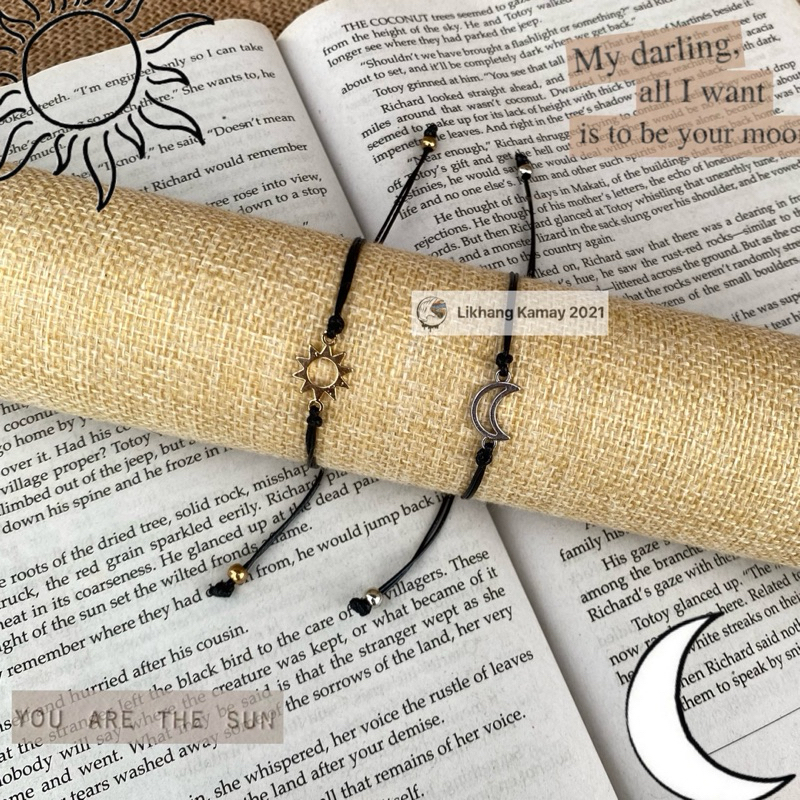 LIKHANG KAMAY Sun and Moon / Sol and Luna Minimalist Bracelet Handmade ...
