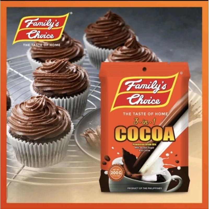 Family's Choice 3in1 Cocoa 200gms | Shopee Philippines