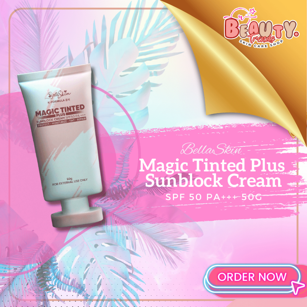 Bella Skin Magic Tinted Plus Sunblock Cream SPF50 PA+++ | Shopee ...
