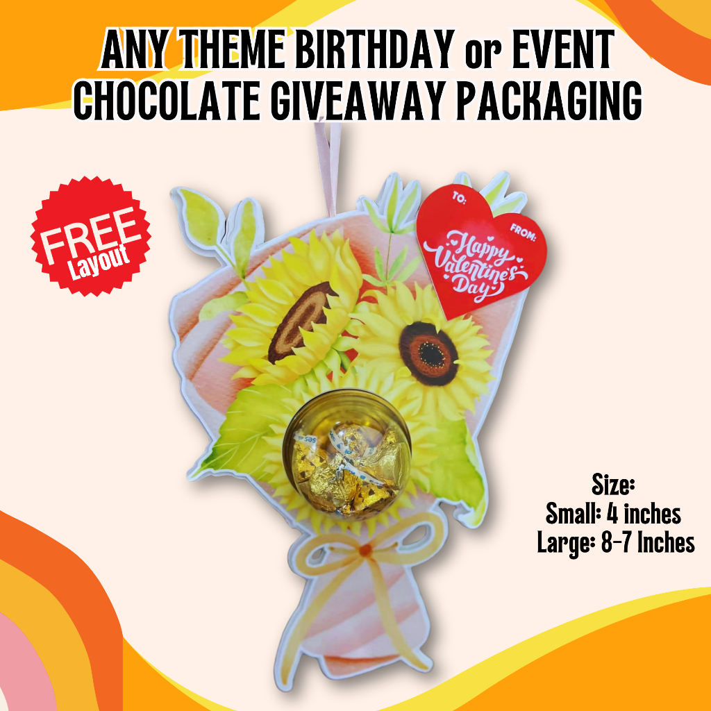 Personalized Chocolate Packaging /Birthday/ Souvenirs/ Giveaways/Gift ...
