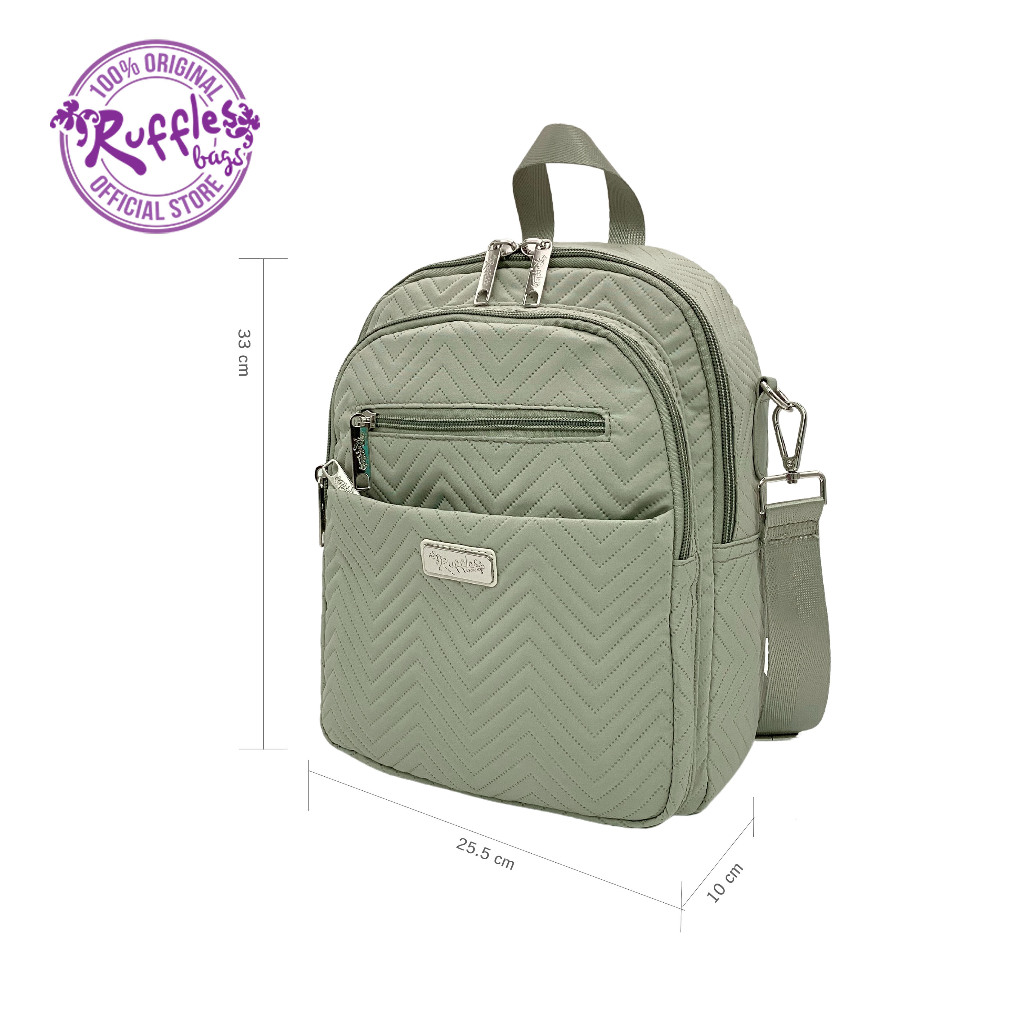 Ruffles Bags Dianna Backpack with Sling 13" | Shopee Philippines