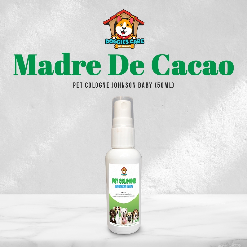 Dog Cologne 50ml - Johnsons Baby Powder scent with Anti Sneeze Formula ...