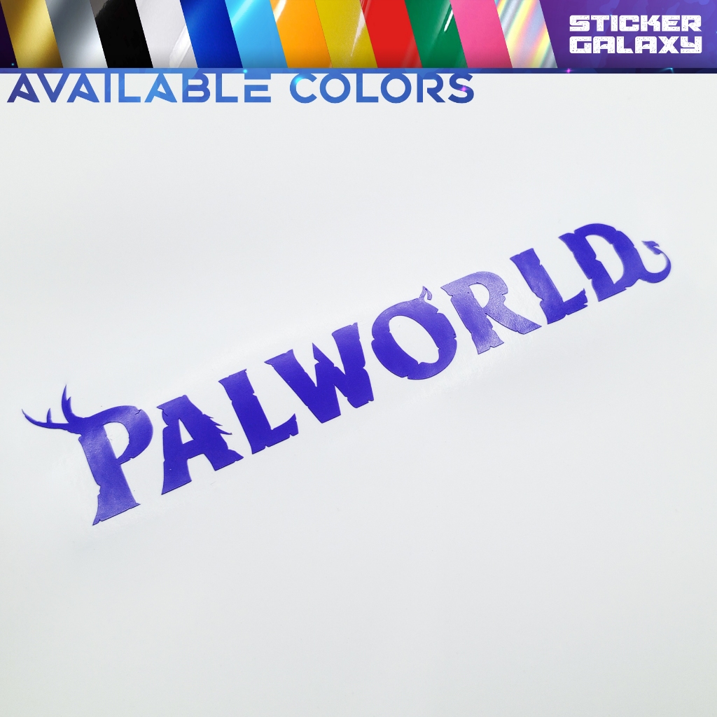 Palworld WATERPROOF STICKER gamer vinyl decal for laptop pc case steam ...