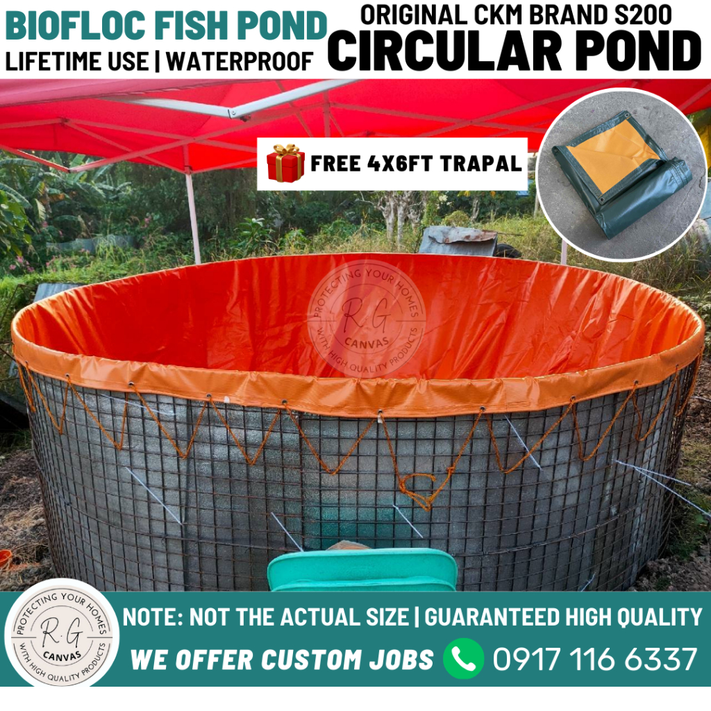 CIRCULAR FISH TANK BIOFLOC S200 HEAVY DUTY CKM BRAND BIOFLOC FISH ...