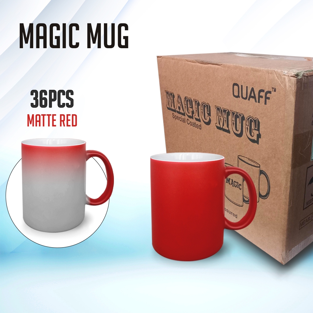 QUAFF Sublimation Coated Printable Magic Mug Matte / Glossy 11oz ...