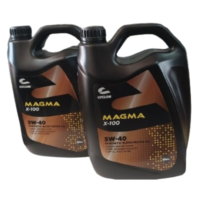 Cyclon Magma X-100 5W-40 4L Synthetic Blend Motor Oil Keeps Engine ...