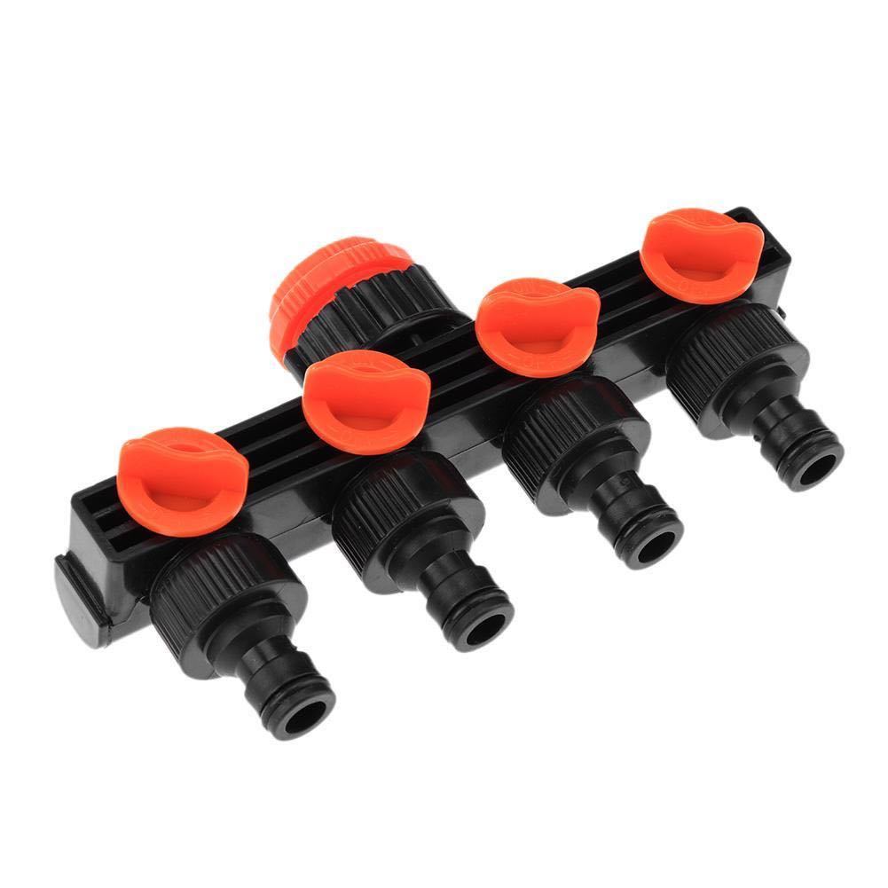 Connector Hose Splitter 4 Way Water Tap Distributor Garden | Shopee ...