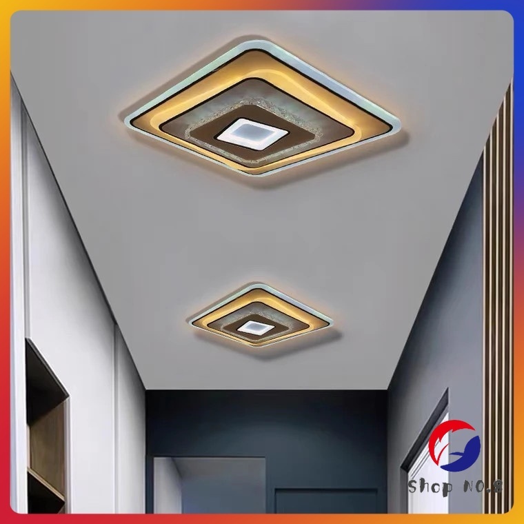 Nordic Tri color Chanderlier Ceiling Light Led Corridor Lights For ...