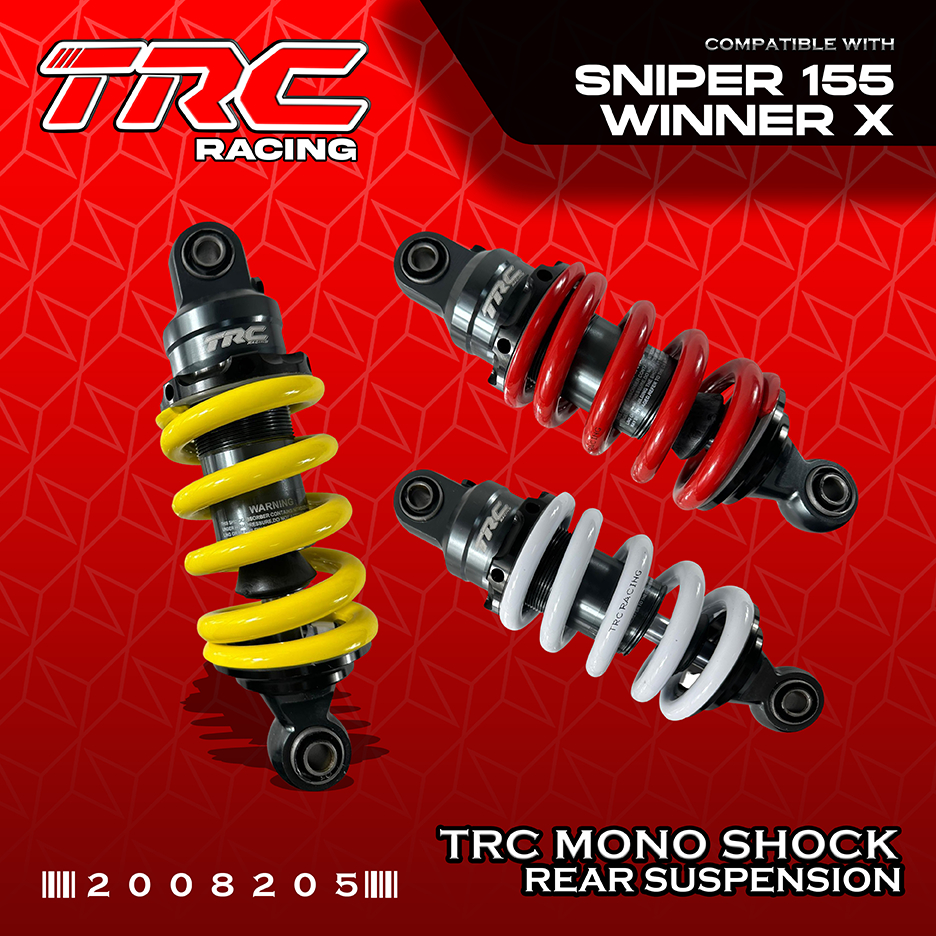TRC Racing CNC Shock 205mm Shock Suspension for Sniper 150/155 and ...
